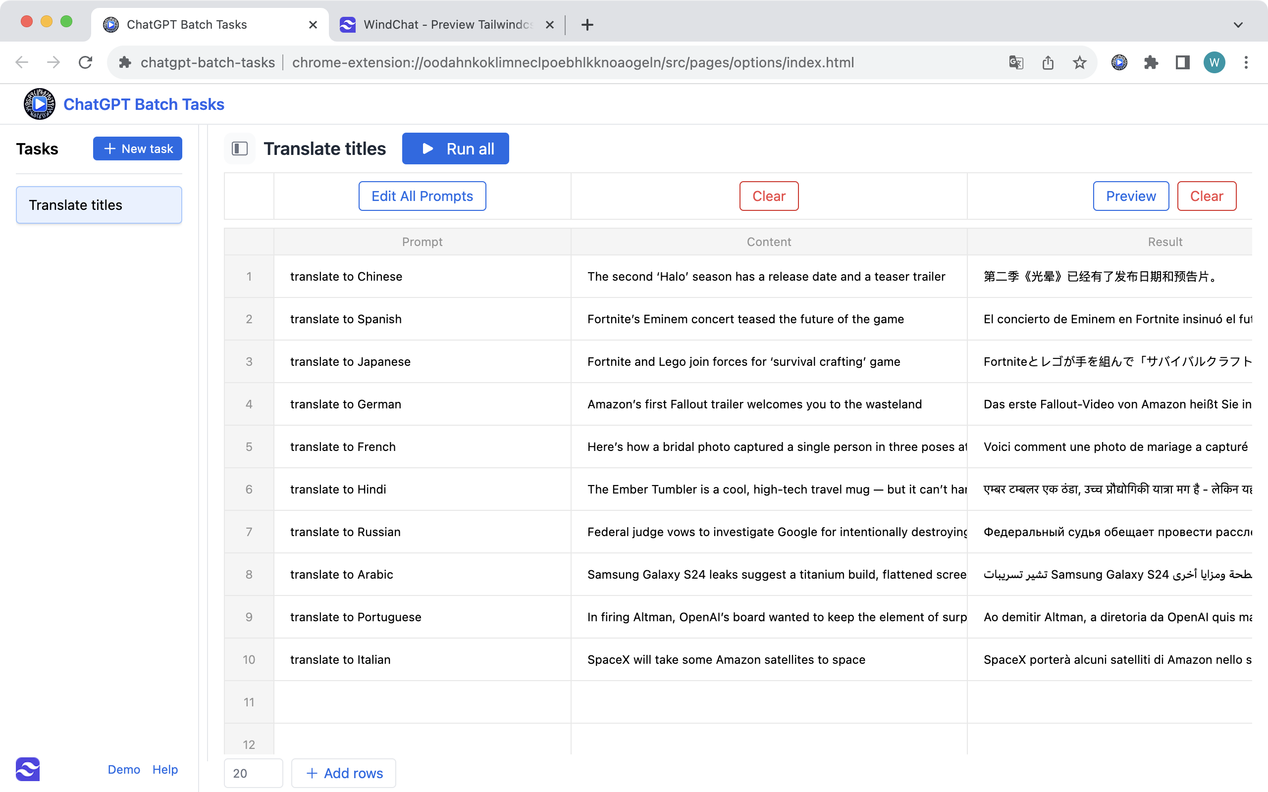 WindChat - Preview Tailwindcss HTML in ChatGPT | WindChat